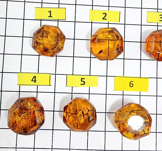 Cognac Amber Crystal Cut Stone – Amber Alex Jewelry